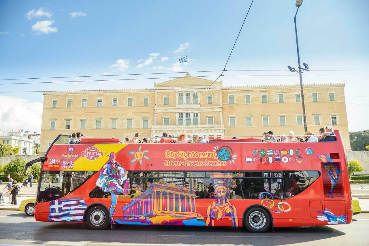 Από 10€ City Sightseeing Athens - Ανοιχτό Διώροφο Λεωφορείο | Σύνταγμα