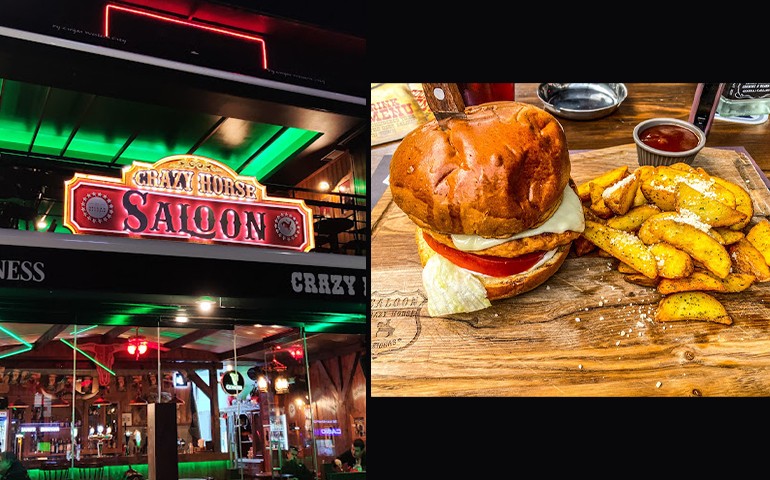 -50%: Γεύμα 2 Ατόμων με Ελεύθερη Επιλογή | Saloon Crazy Horse | Κέντρο